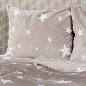 4Home povlečení mikroflanel Stars Grey