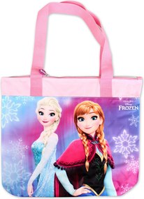 Dívčí plážová taška Ledové království - Frozen - Anna a Elsa - 40 x 27 x 11 cm