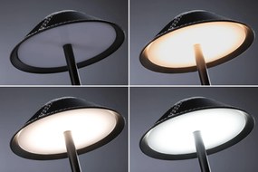 Paulmann 71173 Pellini, černá stolní lampička na baterii, 2W LED 3000-6500K, výška 33cm