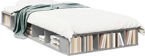 vidaXL Rám postele 90 x 200 cm kompozitní dřevo [3280519] Barva: Betonová šedá