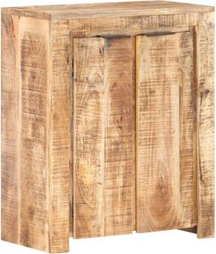 Příborník 59 x 33 x 75 cm hrubé mangovníkové dřevo 320212