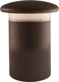 FAN LED-BITT-P28-BRO Sloupkové svítidlo PALO LED BITT bronz, hliník, 10 W, 1284 lm, 4000 K, IP65, 27,5 x 20,9 x 20,9 cm - FANEUROPE