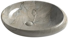 Sapho, DALMA keramické umyvadlo 68x16,5x44 cm, grigio, MM313