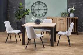 HALMAR BAGIO jídelní stůl dub artisan/černý