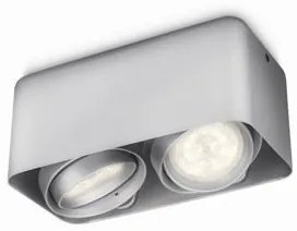 LED Stropní bodové svítidlo Philips Afzelia 53202/48/16 šedé 2700K