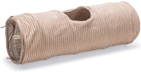 Designový tunel pro kočky Lord růžová manšestr 75cm