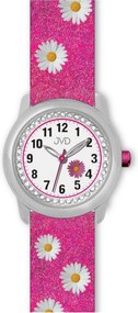 Dětské růžové náramkové hodinky JVD basic J7118.1