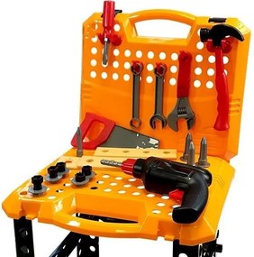 LEAN Toys Velká sada pro kutily, rozkládací v kufříku