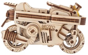 Ugears 3D dřevěné mechanické puzzle Skládací skútr