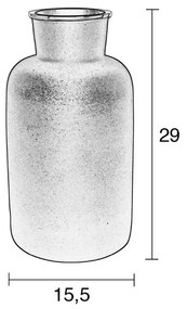 Černá váza ZUIVER FARMA 29 cm