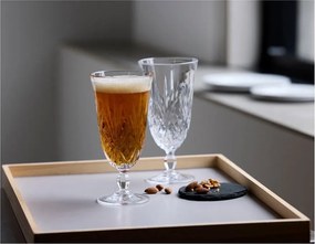 Křišťálové skleničky v sadě 4 ks na pivo 400 ml Melodia – Lyngby Glas