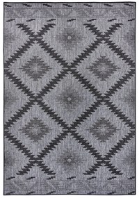 NORTHRUGS - Hanse Home koberce Kusový koberec Twin Supreme 105459 Malibu Night Silver – na ven i na doma - 160x230 cm