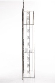 Pergola na popínavé rostliny GS22232 s brankou  - Bronzová
