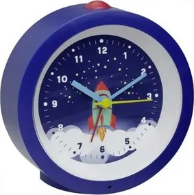 TFA 60.1033.06 - dětský elektronický analogový budík - motiv raketa