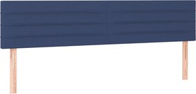 Box spring postel s matrací modrá 160x200 cm textil 3126899