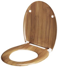 Casaria WC sedátko s automatickým spouštěním dekor bambus 108926