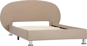 Rám postele cappuccino umělá kůže 100 x 200 cm 285421