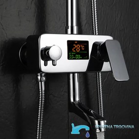 Nástěnný sprchový panel EYN NTD0341 s LED displejem, více barevných provedení