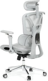 Ergonomická kancelářská židle EXECUTIVE - šedá síťovina