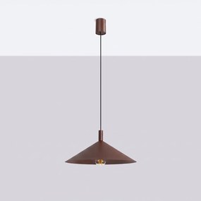 Sollux Lighting Závěsné svítidlo NOX 40 hnědé