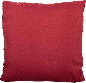 Bílo-červený dekorační polštář s vánočními stromky - 44*44*4 cm