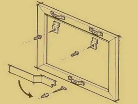 Zámek na obrazy (Basic T-Screws) Sada