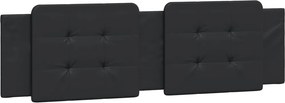 Postel s matrací Zadar černá 180 x 200 cm umělá kůže 3208880