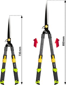 Pákové teleskopické nůžky FIELDMANN FZNR 1030