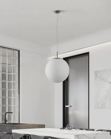 Eglo 63271 - Lustr na lanku PIEDALE 1xE27/60W/230V pr. 43 cm matný chrom