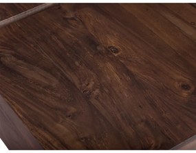 Massive home | Čtvercový konferenční stolek 80cm Ruby palisandr - VÝPRODEJ RBY110