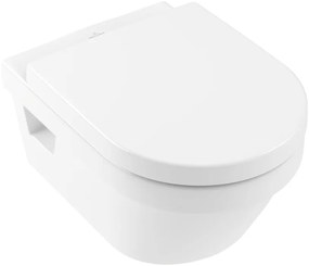 VILLEROY & BOCH Villeroy &amp; Boch ARCHITECTURA - WC mísa bezrámová, 530x370 mm, závěsný model, bílá Alpin CeramicPlus 5684R0R1