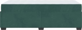 Rám postele s matrací Tmavě zelená 80 x 200 cm textil 3399257