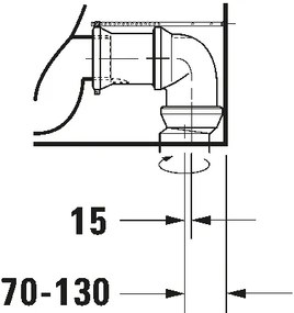 Duravit 21180900002 - WC kombi D-CODE keramika/lesklá bílá