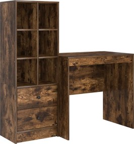 Stůl Kouřový dub 125,5 x 50 x 127 cm 2 ks 3337357