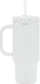 XD Design Uzavíratelný termohrnek s brčkem 480 ml bílá / Termohrnek /