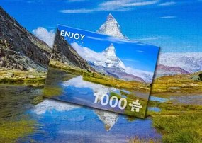 ENJOY Puzzle Odraz vrcholu Matterhornu / 1000 dílků / od 14 let