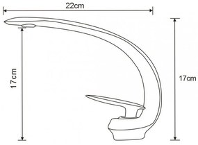 Mexen Carmen umyvadlová baterie, zlatá, 746300-50