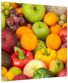 Obraz ovoce a zeleniny (50x50 cm)