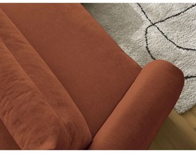 Oranžová rohová pohovka Aden – Bobochic Paris