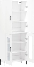 Skříň highboard bílá 69,5 x 34 x 180 cm kompozitní dřevo 3195739