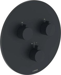 Hansa EasyMix - Baterie pod omítku, pro 2 spotřebiče, matná černá 8872905233