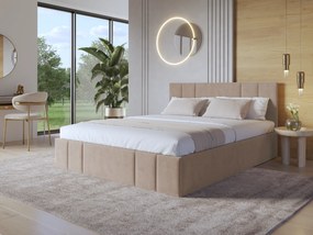 Eka Čalouněná postel SAMANTA - Kronos 120x200 cm Barva látky: Světle modrá (Kronos 31)