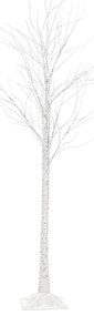 Venkovní LED dekorace stromeček 190 cm bílá LAPPI Beliani