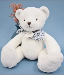 Doudou Plyšový medvídek 25 cm bílý / od 0 měsíců