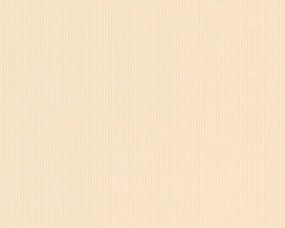 Dětská papírová tapeta 9087-42 béžovo-krémové pruhy / Papírové tapety pro děti 908742 Boys and Girls 6 (0,53 x 10,05 m) A.S.Création
