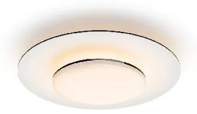 Philips Osvětlení - Stropní LED svítidlo, průměr 40 cm, 2700 K, 30 W, stmívatelné, bílá/černá 929003315801