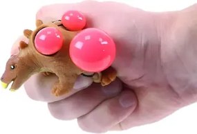 Dinosaurus strečový mačkací míček / Antistresová hračka / mění barvu /