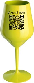 Personalizovaná nerozbitná sklenice s QR kódem
