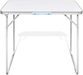 vidaXL Skládací kempingový stůl s kovovým rámem 80 x 60 cm [41324]