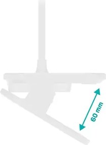 CONNECT IT CLIP 2 bílá / Stolní LED lampička s klipem / 4W / 210 lm /